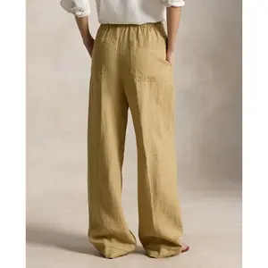 Ralph Lauren Linen Drawstring Pant - Classic Camel