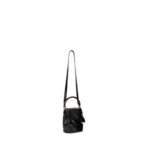 Ralph Lauren Small Floral Bucket Bag - Black