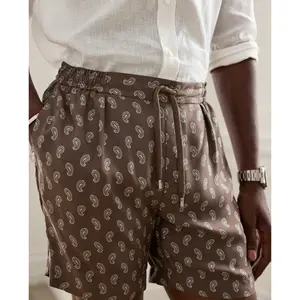 Ralph Lauren Pine-print Silk Twill Shorts