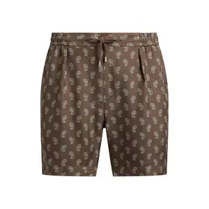 Ralph Lauren Pine-print Silk Twill Shorts
