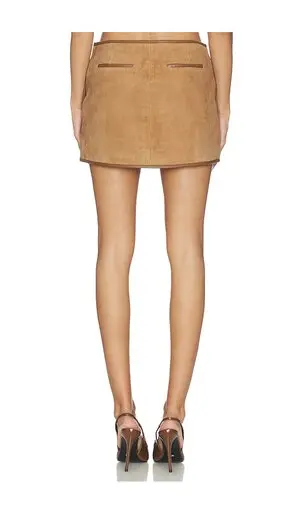 SEROYA Inara Leather Skirt