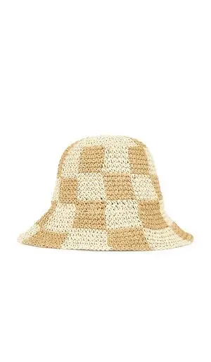 LOVERS AND FRIENDS Beri" Checkered Bucket Hat