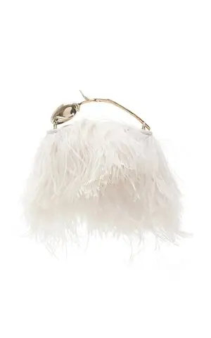 ERDEM Feathers Mini Bloom Bag