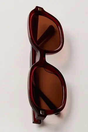 Free People Joie Round Polarized Sunglasses