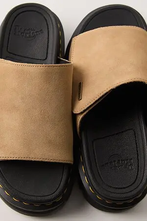 Dr. Martens Cut-Out Suede Mules