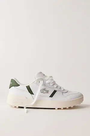 Lacoste T-clip Golf Shoes - White/green