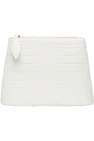 LIFFNER Zip Clutch - White