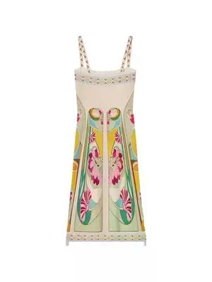 La DoubleJ Buy Me A Martini Midi Dress - Neutrals