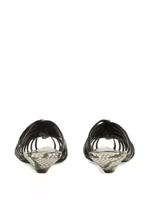 SERGIO ROSSI Wovenia Sandals