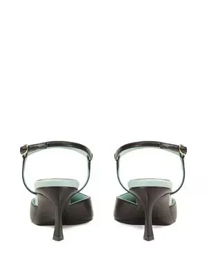 SERGIO ROSSI Ankle-strap Logo-detail Pumps