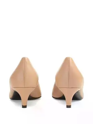 SERGIO ROSSI Pointed-toe Kid Leather Pumps