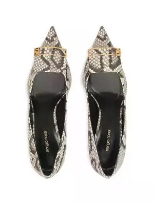 SERGIO ROSSI Evolv Buckle Pumps - Neutrals