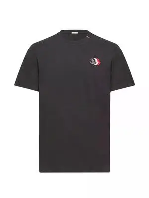 Moncler Logo-patch T-shirt - Blue