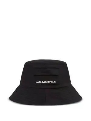 Karl Lagerfeld K/essential Bucket Hat - Black