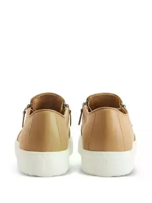 GIUSEPPE ZANOTTI Cobe Metal Signature Sneakers - Neutrals