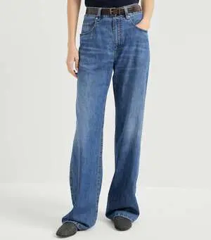 Brunello Cucinelli Loose Fit Jeans - Blue