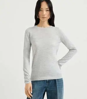 Brunello Cucinelli Cashmere-silk Pullover - Grey