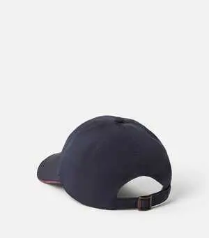 Brunello Cucinelli Water-resistant Embroidered Baseball Cap - Blue