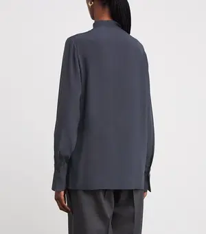 Eleventy Silk Button-up Tunic