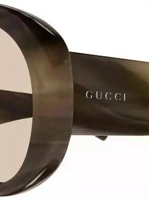 Gucci Oversized Pilot Sunglasses
