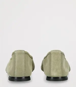 Dear Frances Gala Suede Ballet Flats