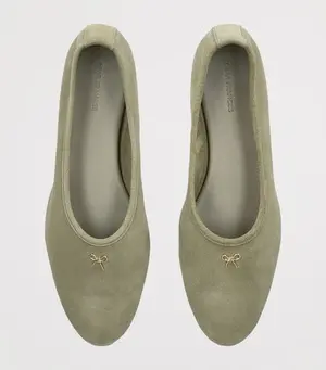 Dear Frances Gala Suede Ballet Flats