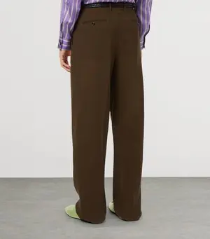 TOM FORD Wool Pleated Trousers