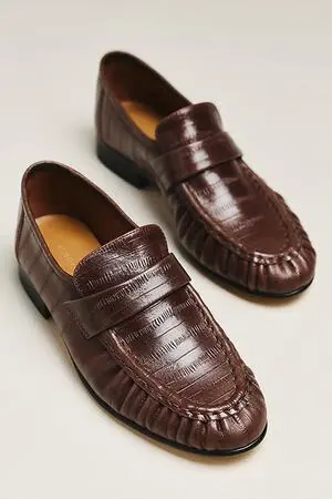 TONY BIANCO Gatsby Loafers - Brown Pattern