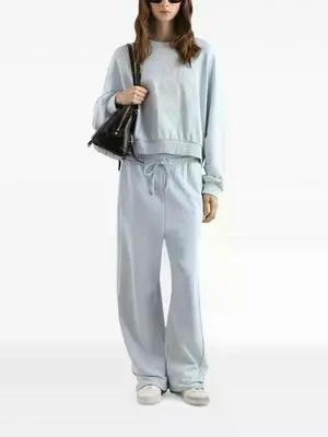 Dolce & Gabbana Fleece Trousers With Embroidery