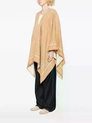 Fendi Patterned Poncho
