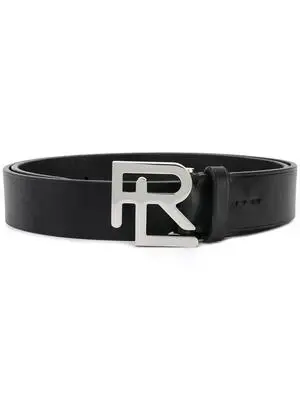 Ralph Lauren Logo Buckle Belt - Black