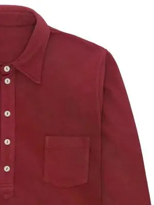 FORTELA Grayson Long-sleeve Polo Shirt - Red