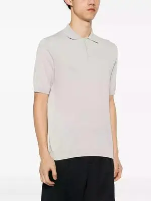 BALLANTYNE Cotton Polo Shirt - Grey