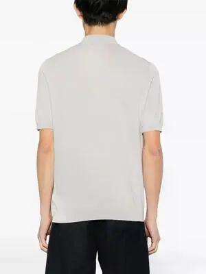 BALLANTYNE Cotton Polo Shirt - Grey