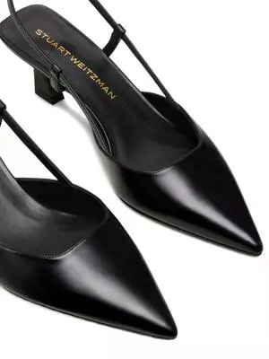 STUART WEITZMAN Vinnie 50mm Slingback - Black