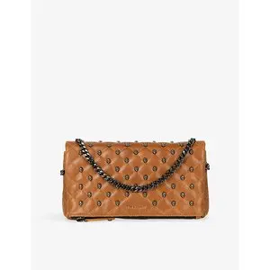The Kooples Héritage Small Leather Clutch Bag