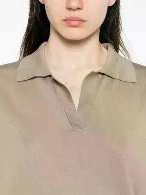 Herno V-neck T-shirt - Neutrals