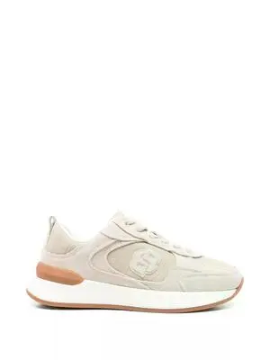 BOSS Emed-logo Leather Sneakers