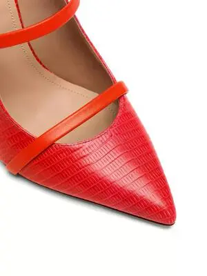 MALONE SOULIERS Maureen Embossed Leather Mules