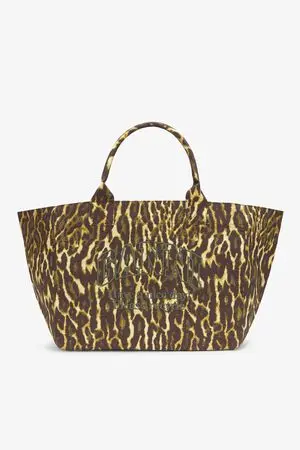 GANNI Tote Xxl Lemon Grass
