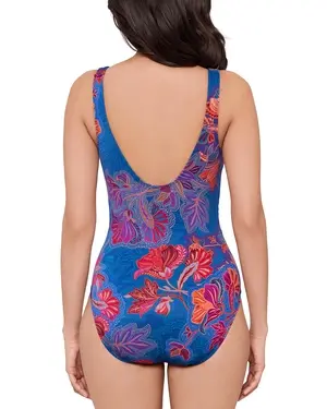 Miraclesuit Decoupage Swizzle One Piece Swimsuit - Multi