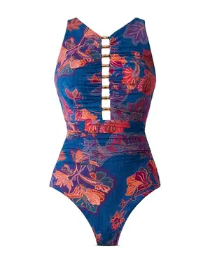 Miraclesuit Decoupage Swizzle One Piece Swimsuit - Multi