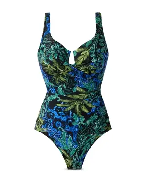 Miraclesuit Gasparilla Escape One-piece Swimsuit - Black/multi