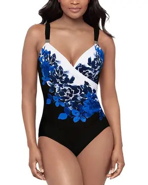 Miraclesuit Ombra Fiore Siren Swimsuit - Black/multi
