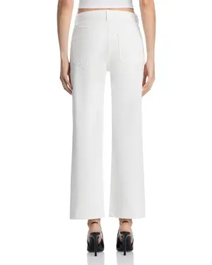 A.L.C. The 009 High-rise Cropped Flare Jeans - White