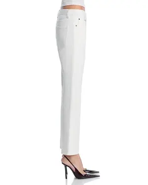 A.L.C. The 009 High-rise Cropped Flare Jeans - White