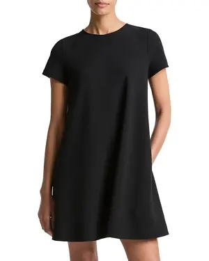Vince Short Sleeve Dress - Black