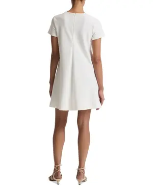Vince Bias Short Sleeve Dress