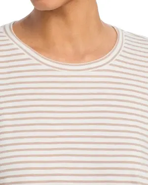 Eileen Fisher Crewneck Boxy Top - Wheat