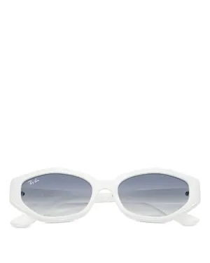 Ray-ban Oval Sunglasses, 56mm - White